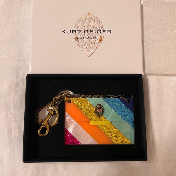 Kurt Geiger | Accessories | Kurt Geiger Rainbow Bag Keychain Last One ...